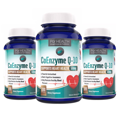 CoEnzyme Q-10 3 Bottles - PurMEDICA